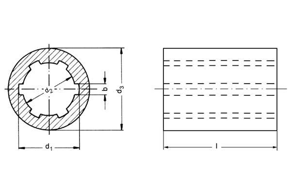 Moyeux cannelés DIN 5463 | Hanser AG