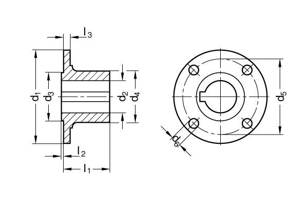 HA 100.1 Contre-brides | Pièces standard HANSER